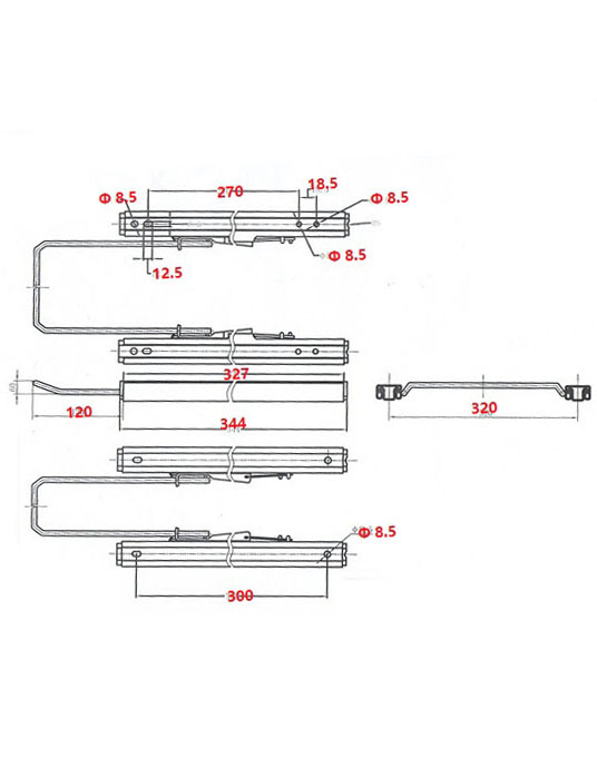 SL02 Double Lock Slide Rail - Ningbo Topwell Auto Parts Co.,Ltd